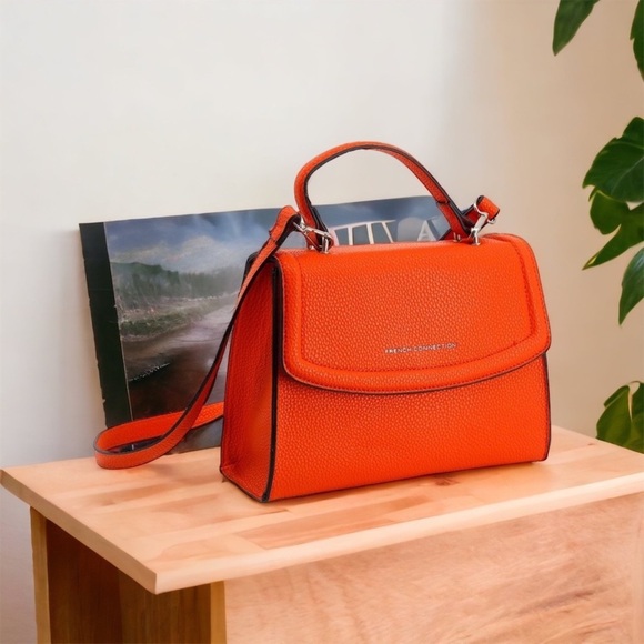 French Connection | Bags | Nwt French Connection Pebble Leather ...